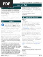 I Lost My Talk | PDF