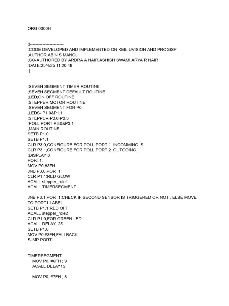 Microproject Code GROUP 6 | PDF
