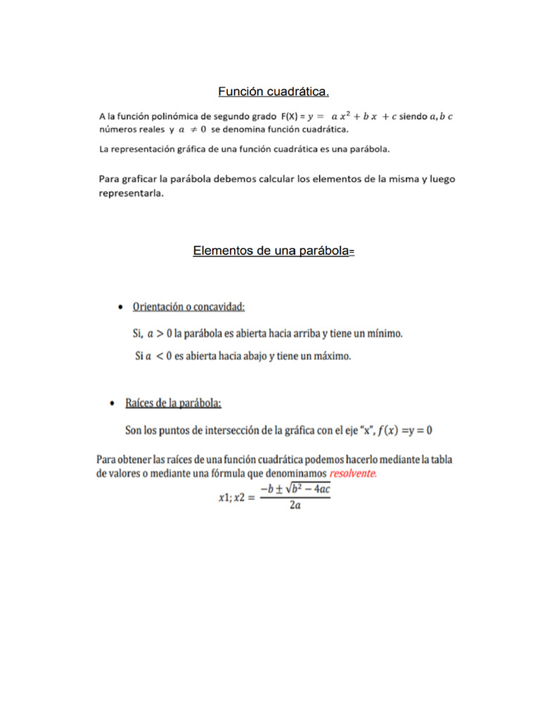 Función Cuádratica | PDF