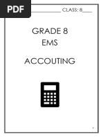 Grade 8 Financial Literacy Notes | PDF | Debits And Credits | Equity ...