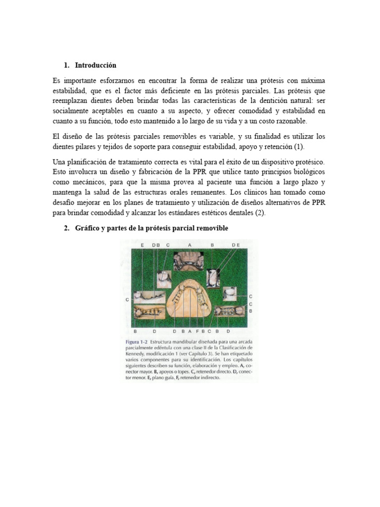 Partes de PPR | PDF | Ramas de Odontología