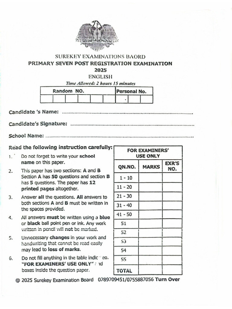 Sure Key English Holiday Set 2025 | PDF
