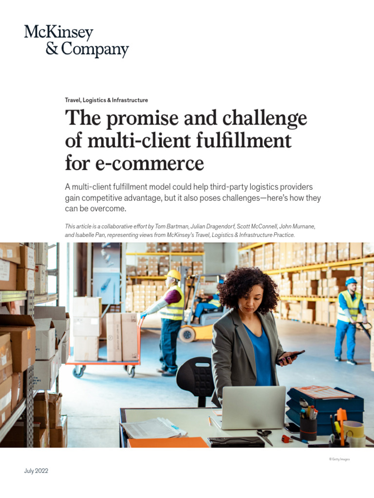 McKinsey: Multi Client Fulfillment for e Commerce (2022) | PDF | E ...