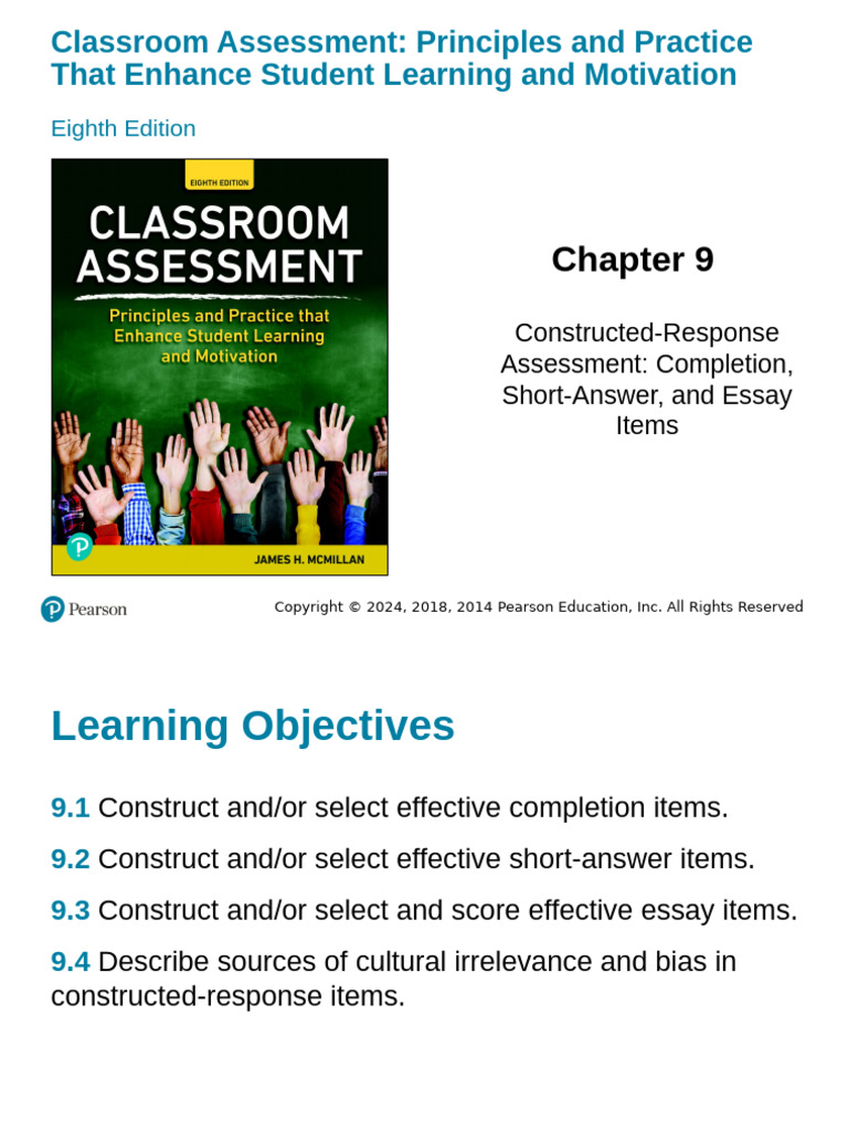 Constructed-Response Assessment Strategies | PDF | Educational ...