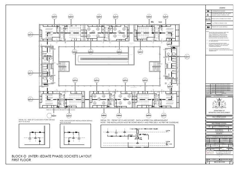 BLOCK D - Socket Layout-Model | PDF | Components | Building Engineering