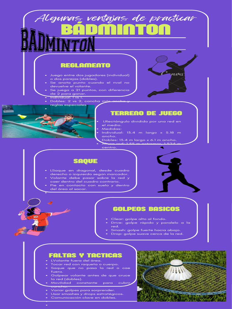 Infografía Deporte en Equipo Audaz Morado | PDF