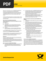 SingPost - Mail Redirection Application Form (v201607) | PDF | Mail ...