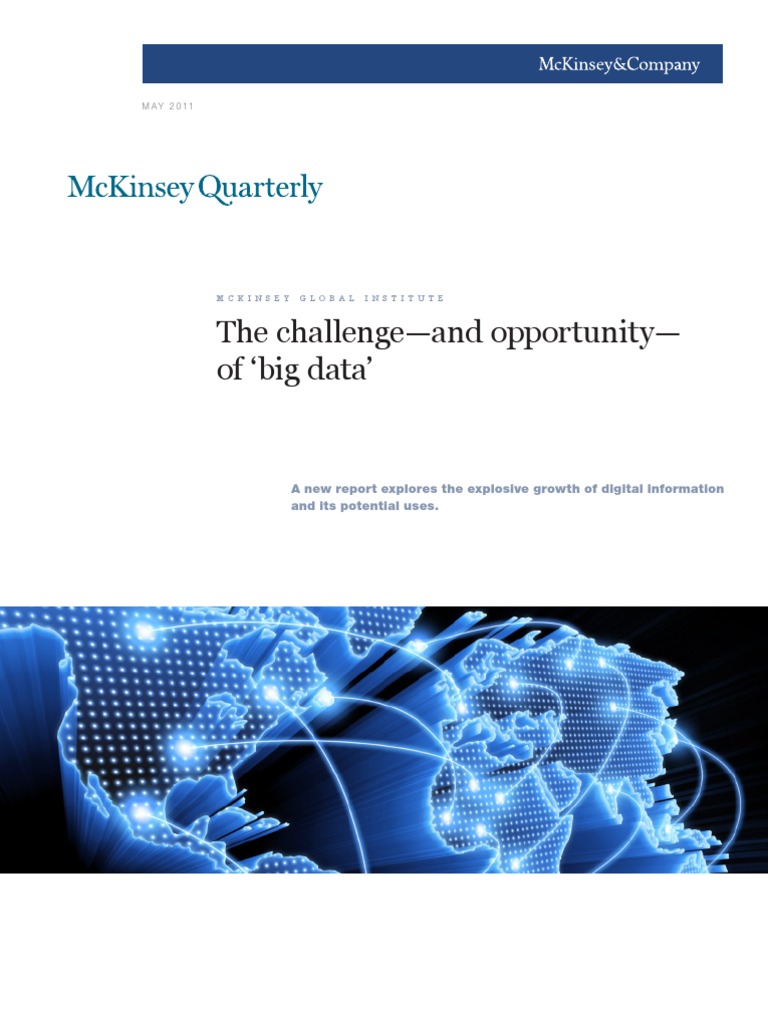 McKinsey Big Data | PDF | Big Data | Analytics