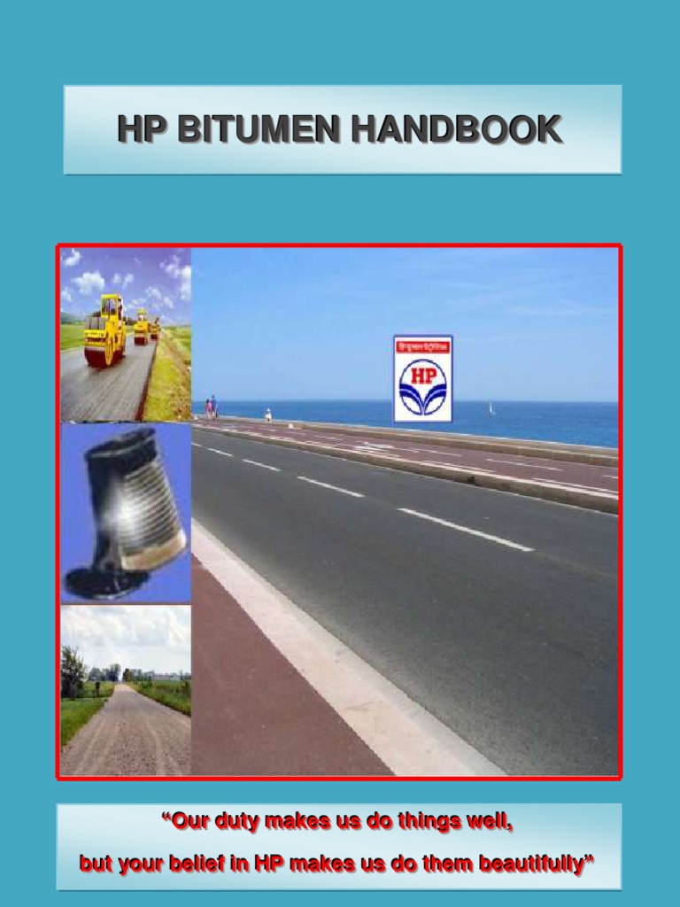 HP Bitumen Handbook | Download Free PDF | Asphalt | Road Surface