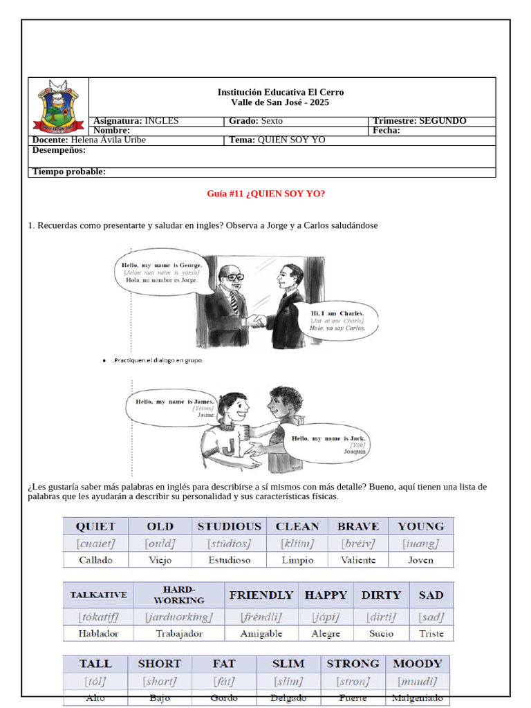 11.quien Soy Yo | PDF