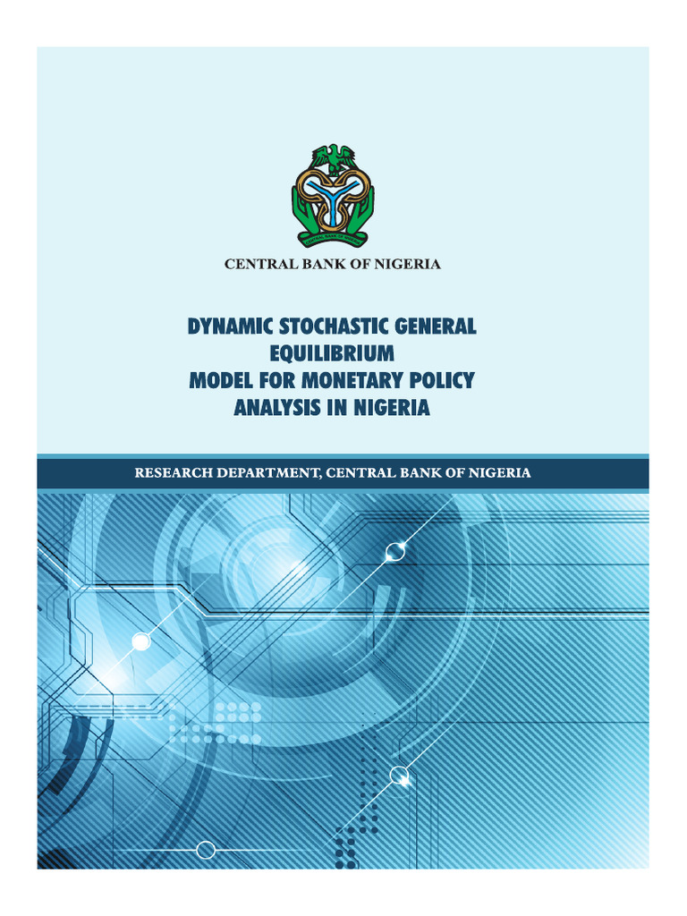 Dynamic Stochastic GE NIGERIA | PDF | Macroeconomics | New Keynesian Economics