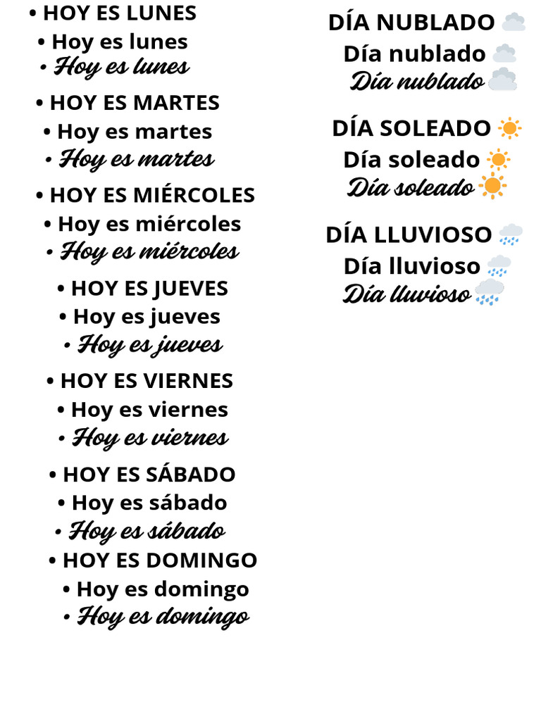 HOY ES LUNES - Hoy Es Lunes PDF | PDF