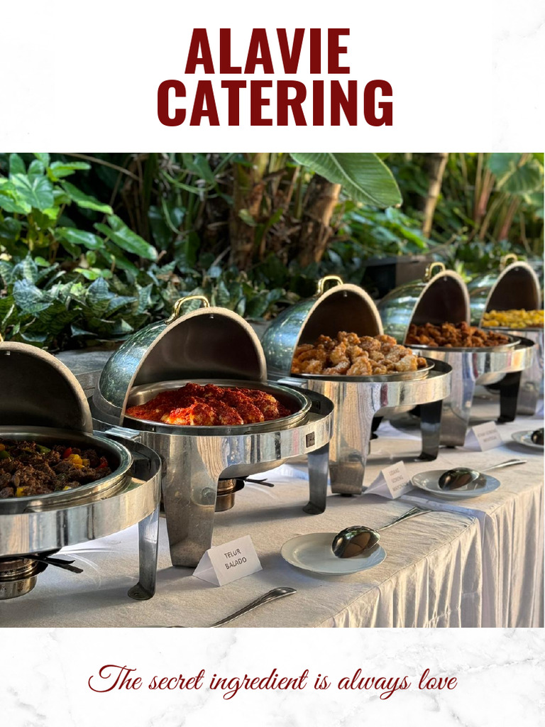 Menu Alavie Kitchen Dine In Jakarta | PDF