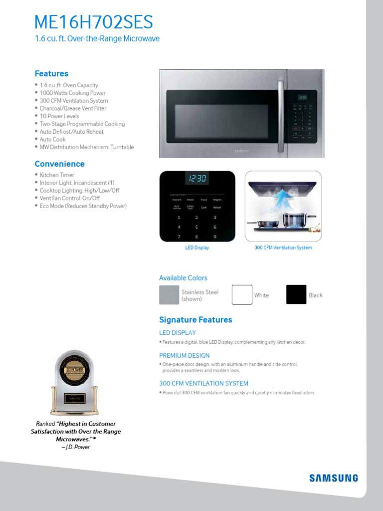 Microwave | PDF | Ventilation (Architecture) | Microwave