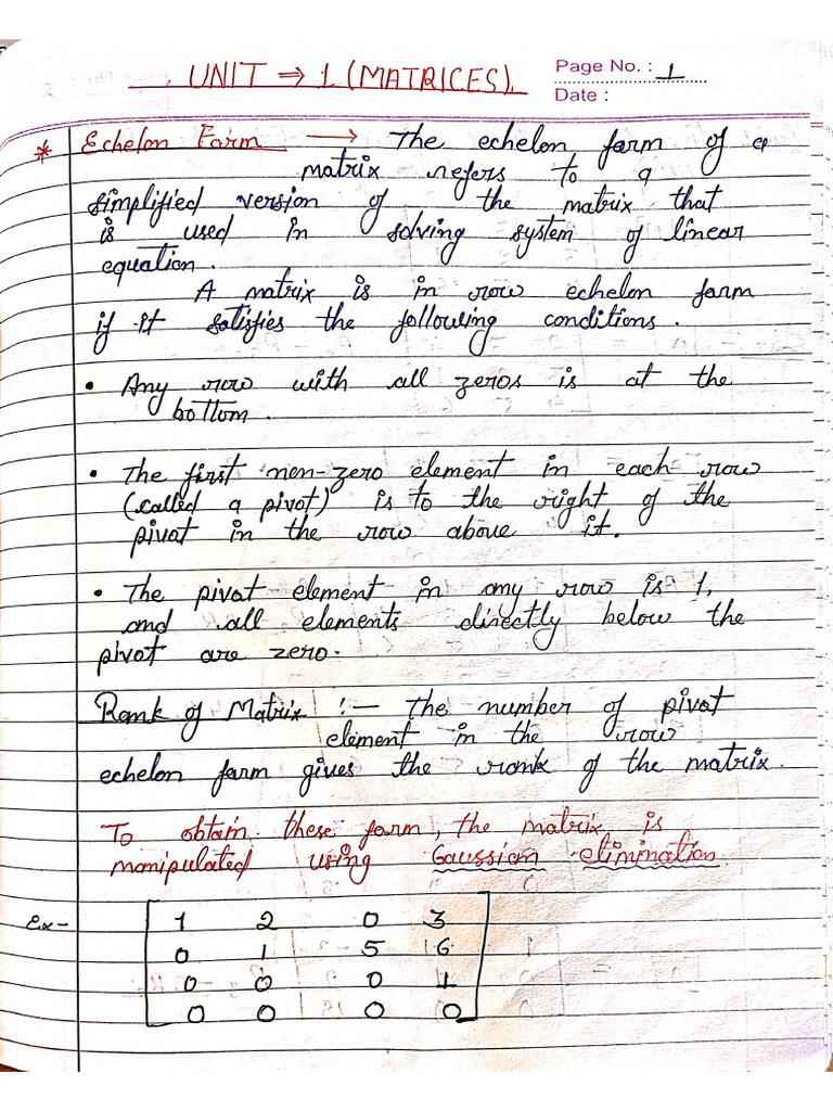 MATHS Unit 1st | PDF