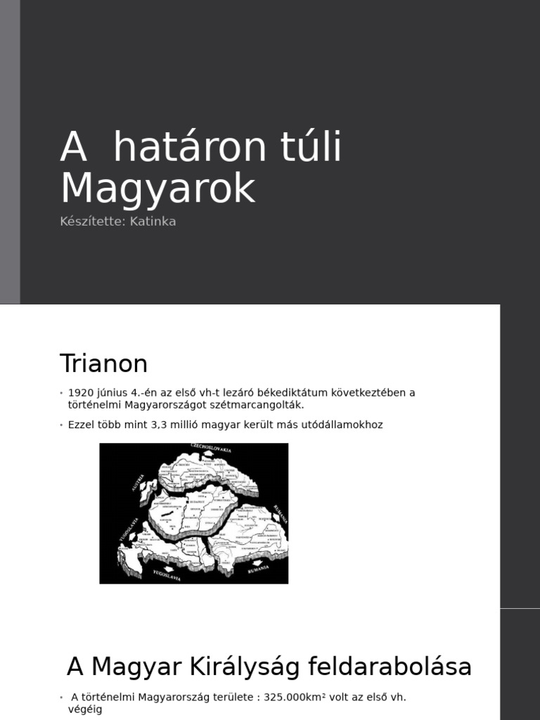 A Határon Túli Magyarok | PDF