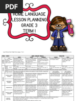 Lesson Plans EFAL Grade 3 Term 2 | PDF | Phonics | English Language