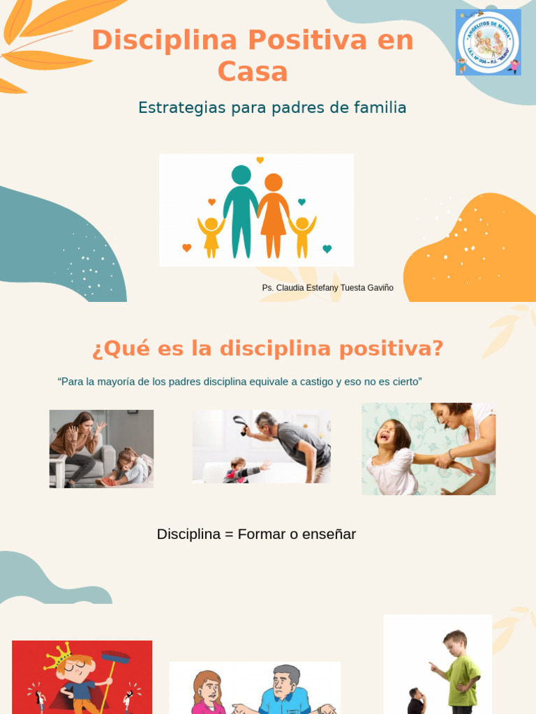 Estrategias de Disciplina Positiva en Casa | PDF | Las emociones ...