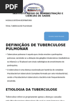 Tuberculose Pulmonar | PDF | Tuberculose | Mycobacterium tuberculosis