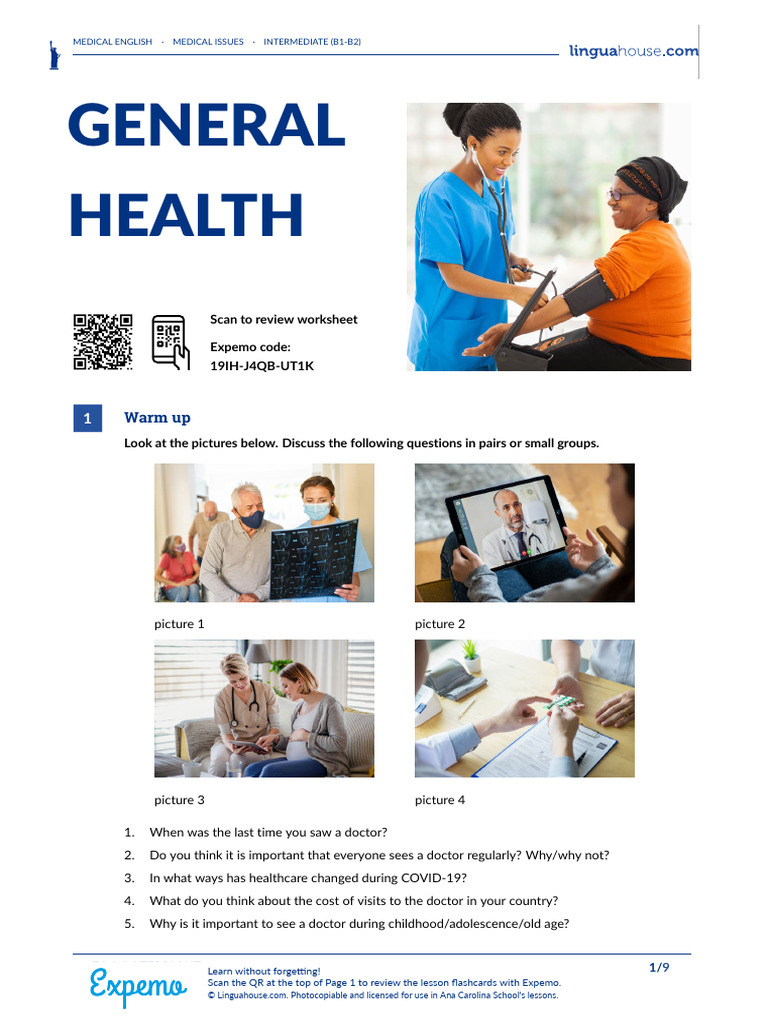 General Health American English Student | PDF | Cardiovascular Diseases ...