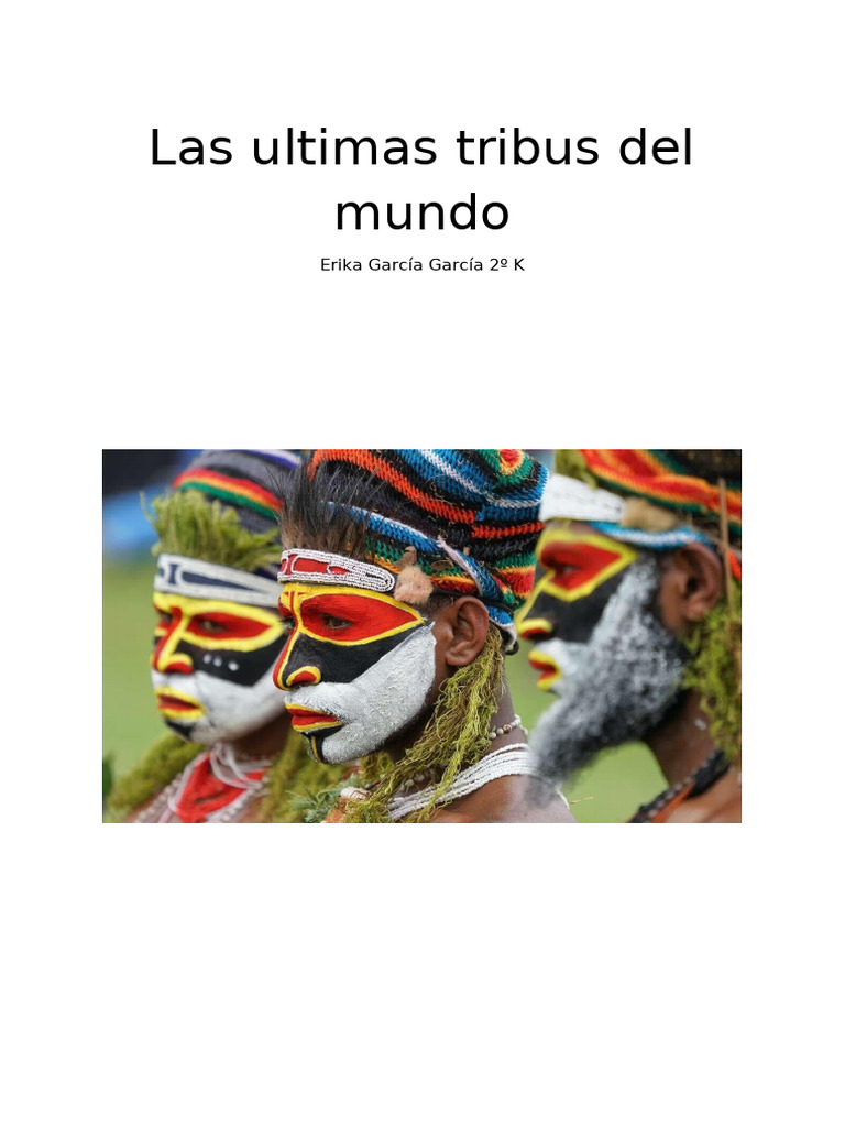 Costumbres de las últimas tribus | PDF | Canibalismo | Tribu
