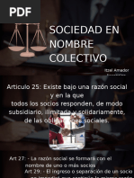Sociedades en Nombre Colectivo. | PDF