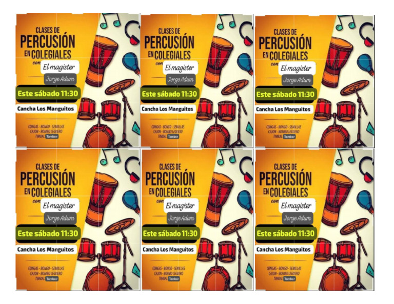 Clases de Percusion Volantes | PDF