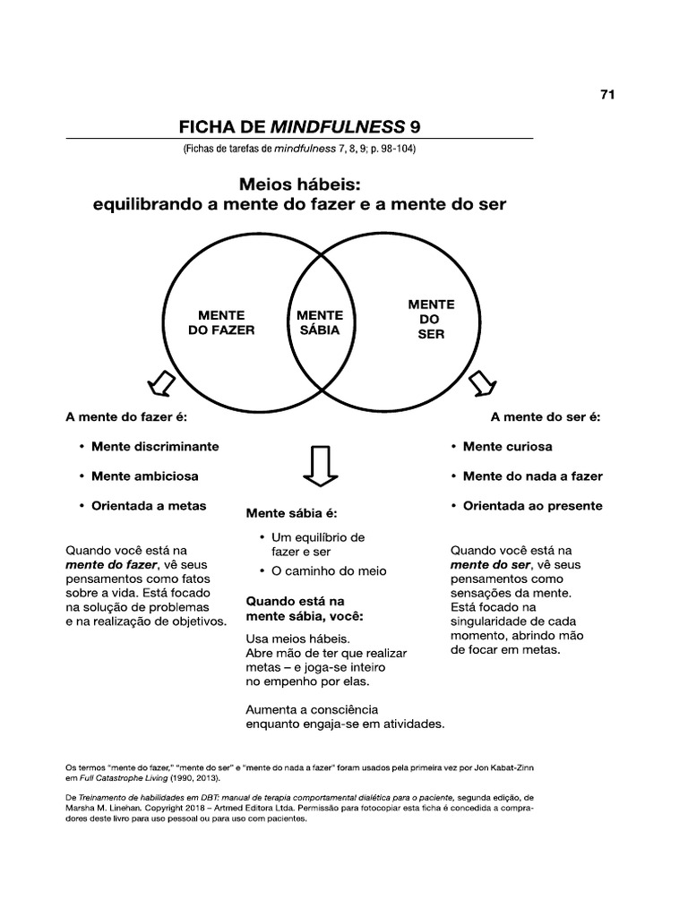 Ficha de Mindfulness 9 - GFGDF GDFG | PDF