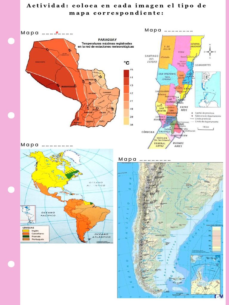 Actividad Tipos de Mapas | PDF