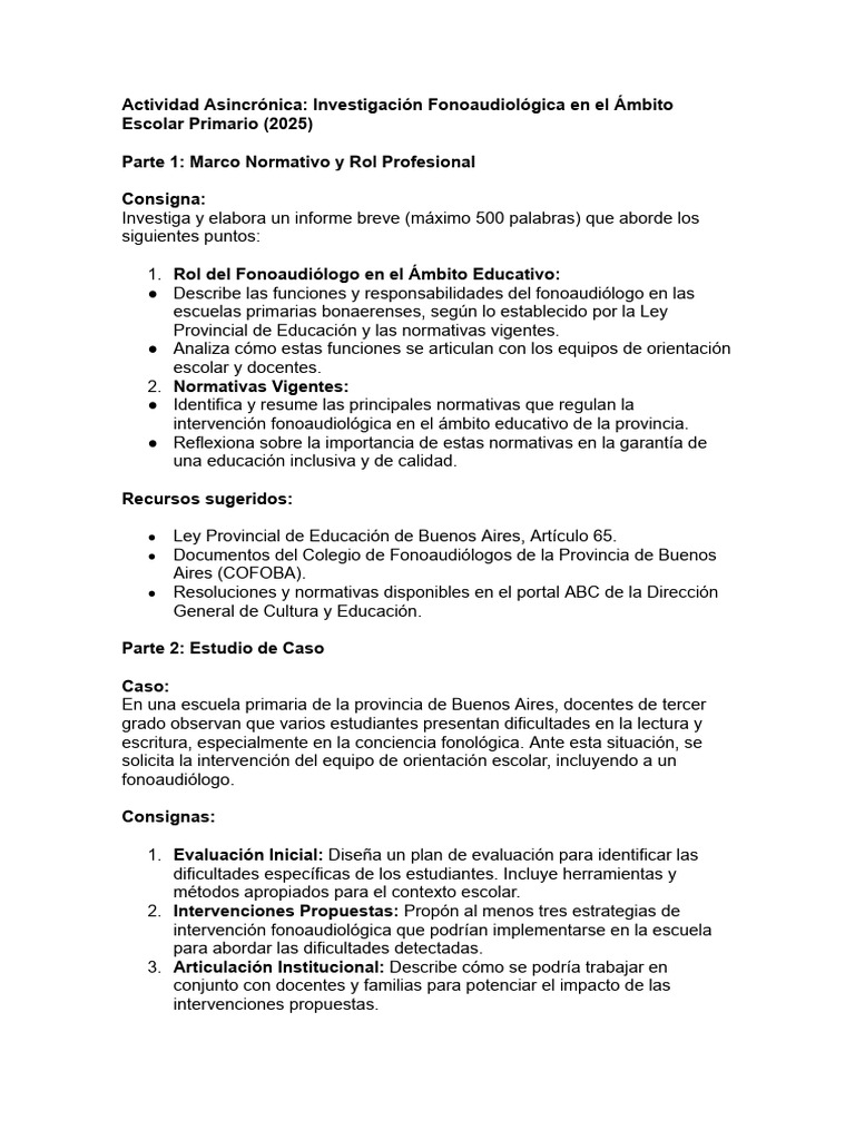 Actividad Asincr Nica | PDF | Educación primaria | Enseñando