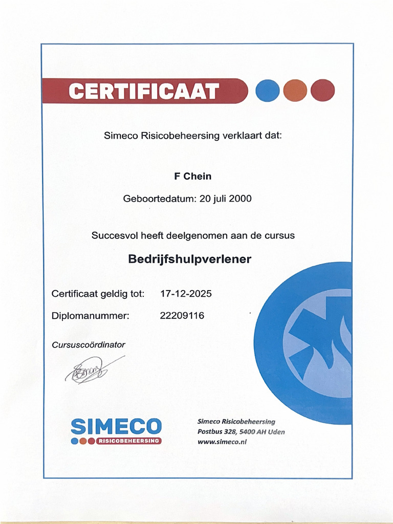 Certifica at | PDF