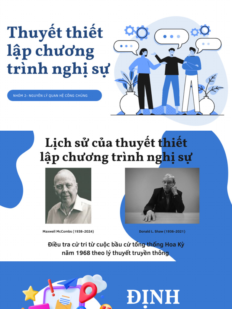 (PR01) Nhóm 2- Thuyết Thiết Lập Chương Trình Nghị Sự | PDF