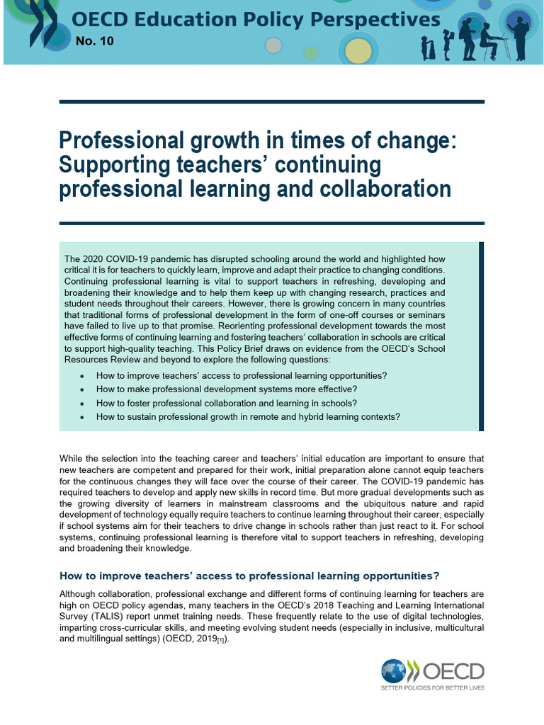 OECD 2020 | PDF | Teachers | Educational Technology