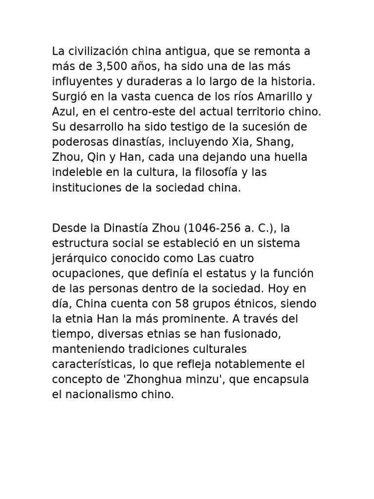 La Civilización China Antigua | PDF | China | Política mundial