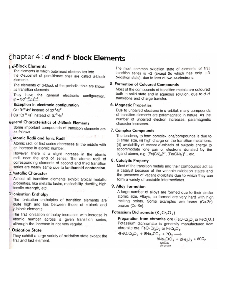 D & F Block | PDF