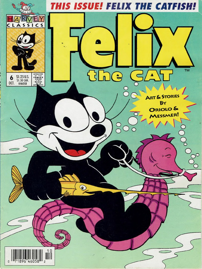 Felix The Cat Harvey Classics 06 | PDF | Cartooning | Entertainment ...