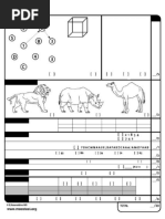Test MOCA en Español: Instrucciones y Ejemplo | PDF | Cognición ...