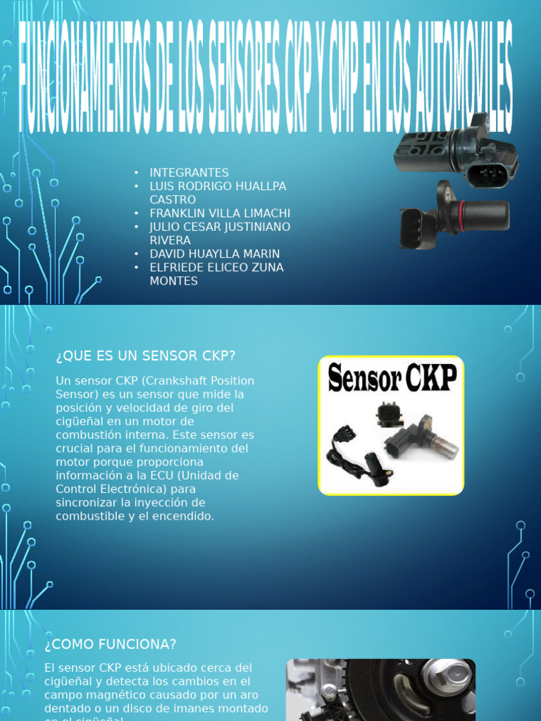 Sensor CKP-CMP Grupo 1 | PDF | Electrónica | Motores