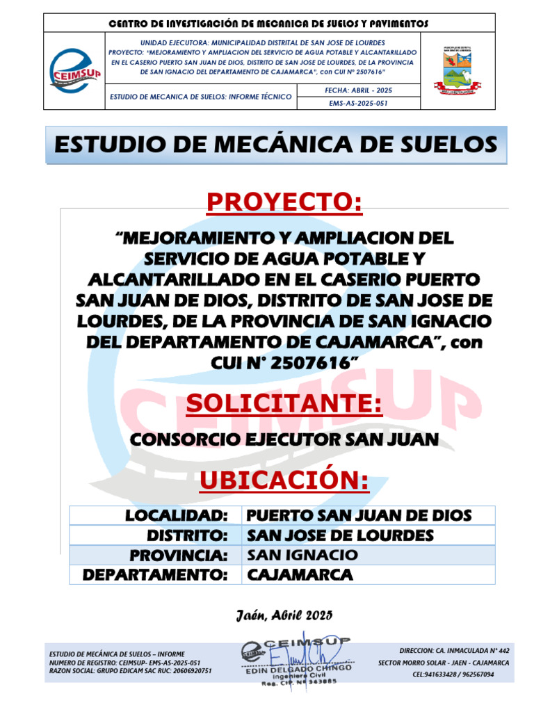 Ems SJDD Ok | PDF | Fundación (Ingeniería) | Ingeniería geotécnica