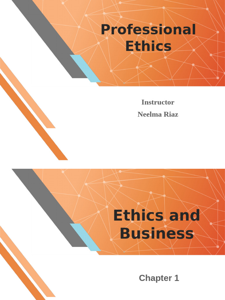 Ethics and Business Chap 1 | PDF | Morality