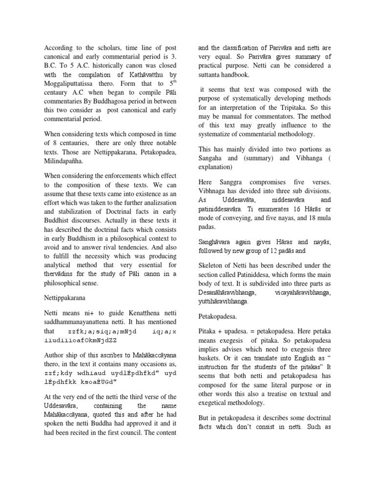 Milindapañha | PDF | Pali | Exegesis