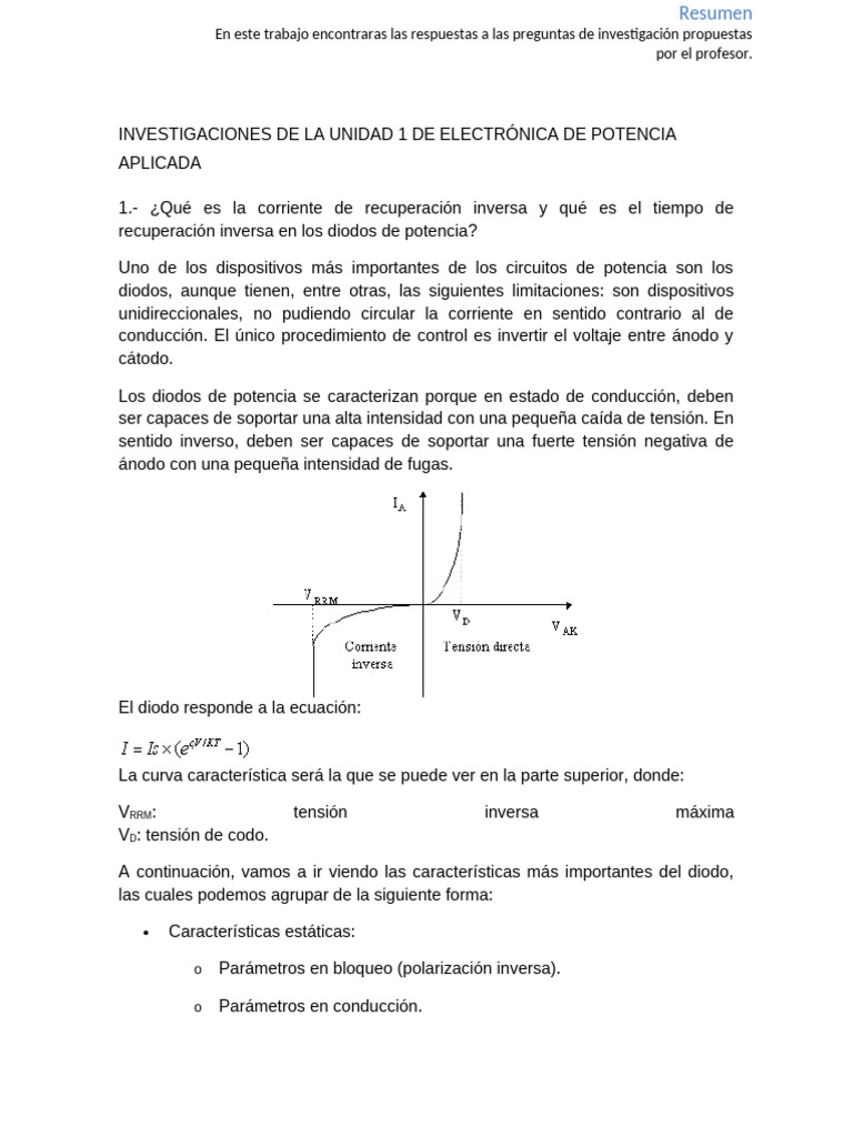 Investigaciones U1 de Epa | PDF | Transistor de unión bipolar | Transistor