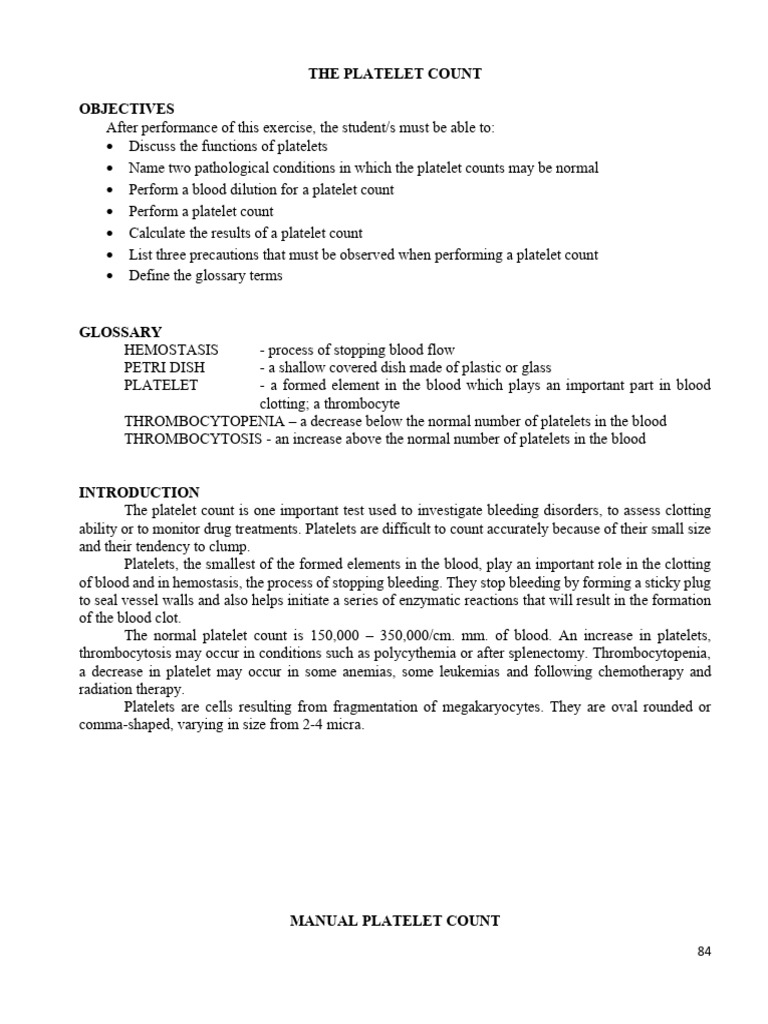 Hema 1 Revised Copy 2 PDF | PDF | Platelet | Hemostasis