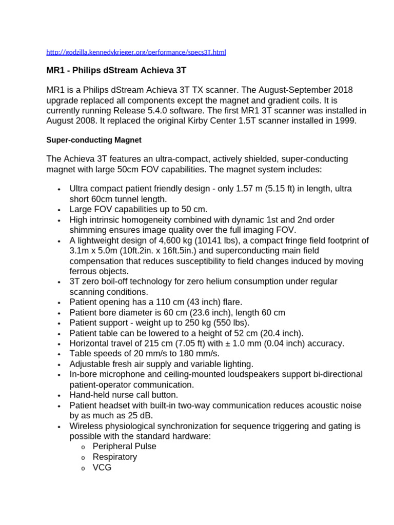 Philips Achiva MR1 Ingenia Elision MR2 Sa Weba 14-10-2019 | PDF ...
