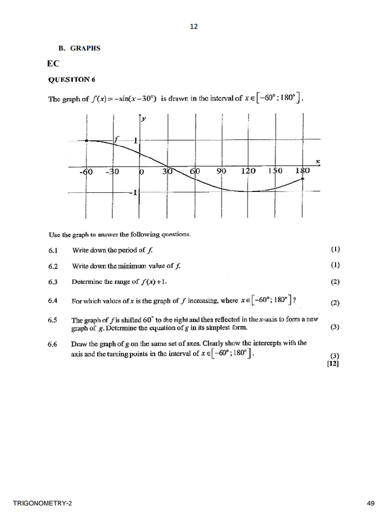 TBP Trig Functions | PDF
