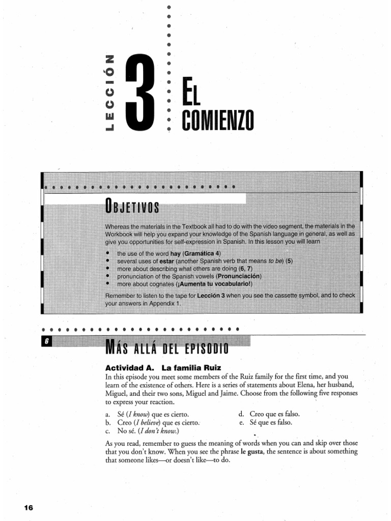 Destinos Chapter 3 | PDF