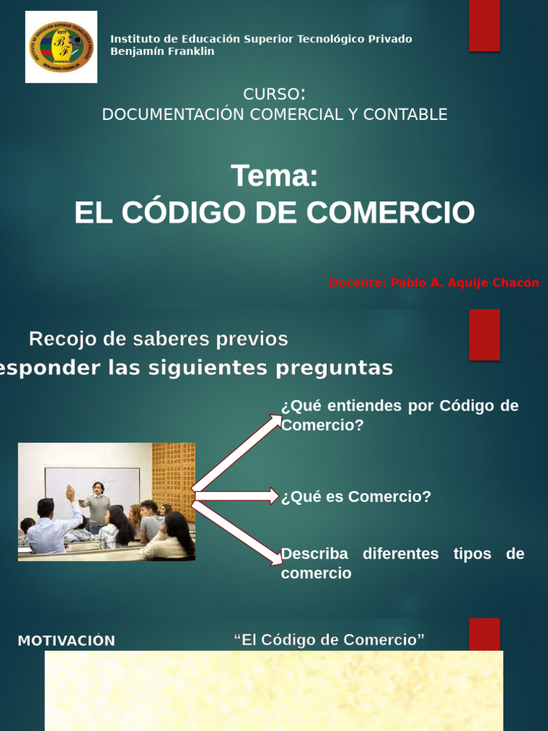 2 El Codigo de Comercio | PDF