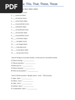 Vocabulary Worksheet: This is/These are | PDF