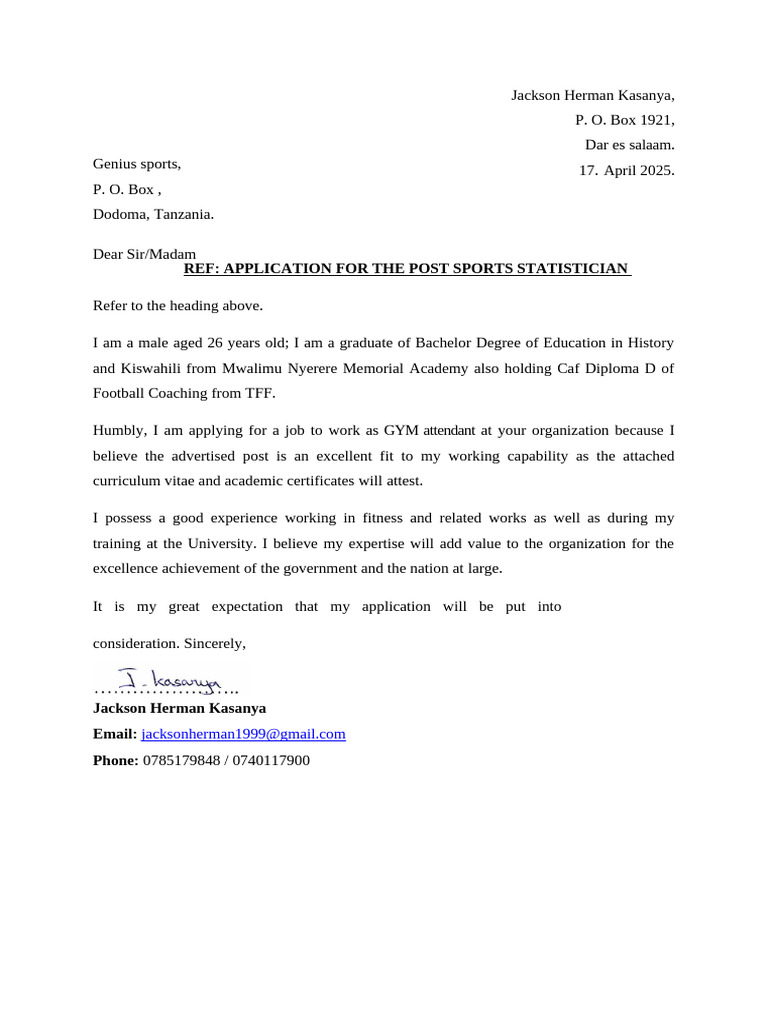 Jackson Letter Copy Copy | PDF