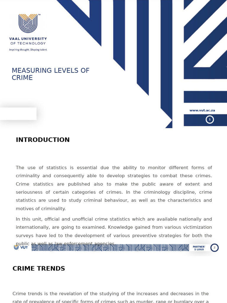 Crime Statistics and Trends Analysis | PDF | Crimes | Crime & Violence